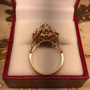Franklin Mint | Jewelry | Franklin Mint 4k Emeralds Opals Gold Ring ...
